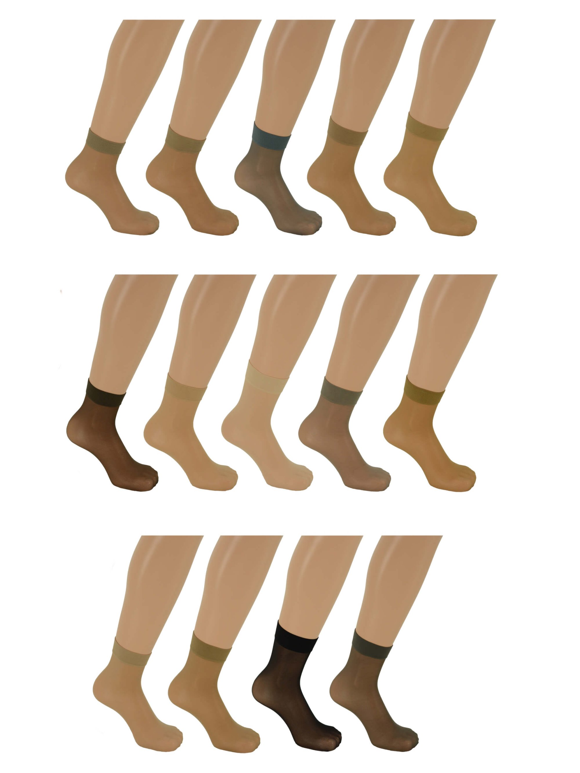 Nylonstrümpfe - Maja - 2er-Pack - 14 Farben- 3,57 EUR