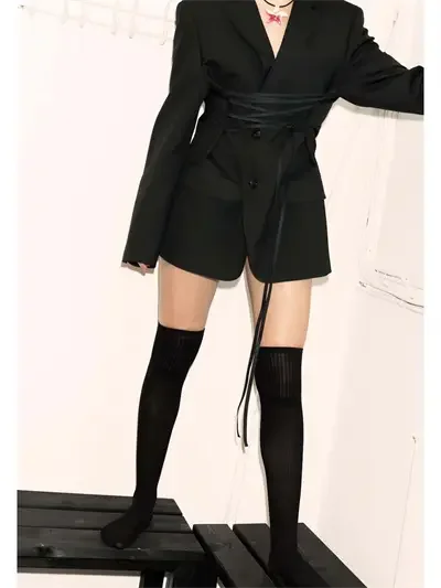 Overknee Strømper - Sneaky Fox - Sort - 149,95 DKK