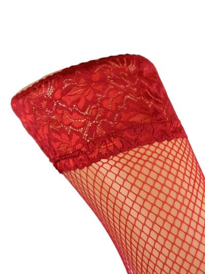 Selvsiddende Strømper Liza i Net - 40 den - 99,95 DKK